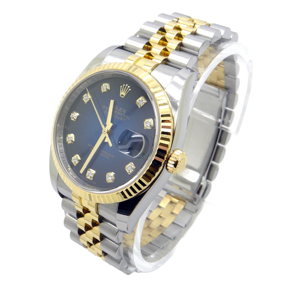 diamond fluted bezel